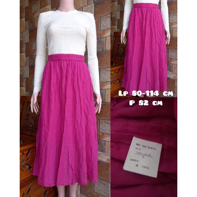 Jual Preloved Rok Panjang Rok Midi Rok Vintage | Shopee Indonesia