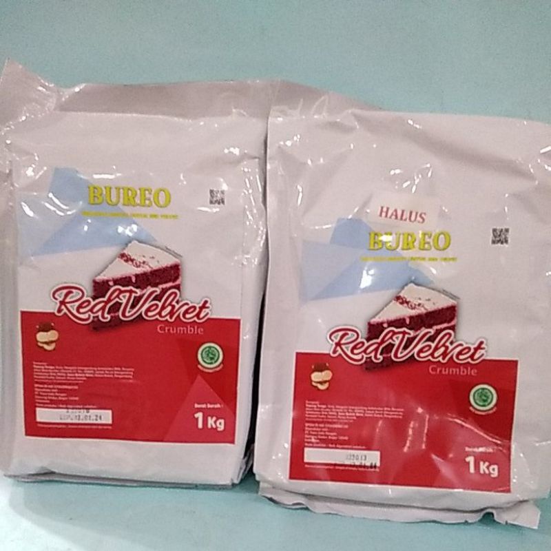 Jual BUREO (RED VELVET) CRUMBLE KASAR / HALUS 1 KG | Shopee Indonesia