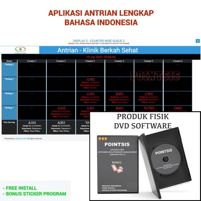 Jual Source Code Software Aplikasi Antrian Lengkap Full PHP Laravel | Shopee Indonesia