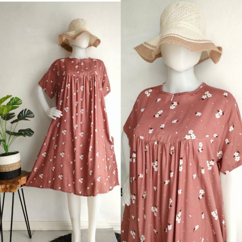 Jual Daster Klok Jumbo Ld 130cm Bahan Rayon Premium | Shopee Indonesia