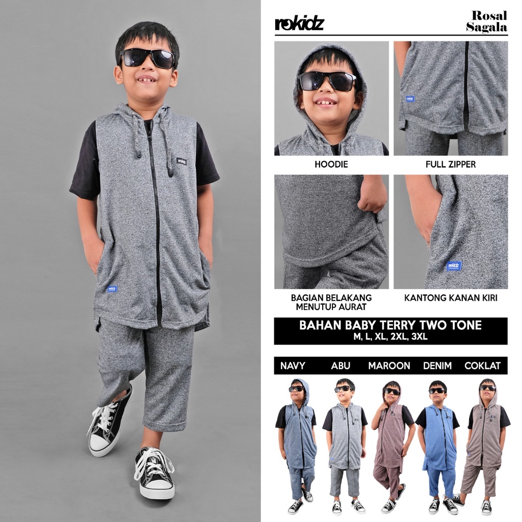 Jual Rompi Sagala Rokidz / Rompi Anak Rosal / Rompi Anak laki laki ...