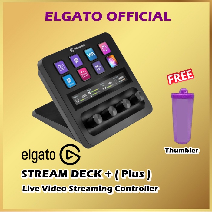 Jual Elgato Stream Deck Plus Stream Deck+ + Live Video Streaming ...