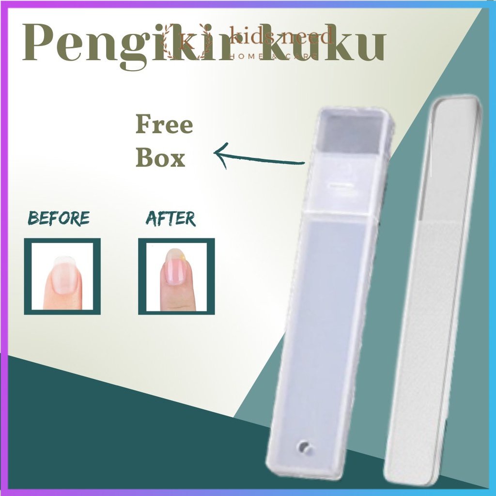 Jual FREE BOX Alat Pengikir Kuku Kikir Kuku/ Nano Glass / Gelas Nail ...