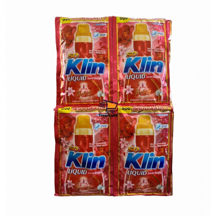 Jual beli 6 GRATIS 1 WINGSCARE SoKlin Liquid So Klin Cair 40ml/43ml ...
