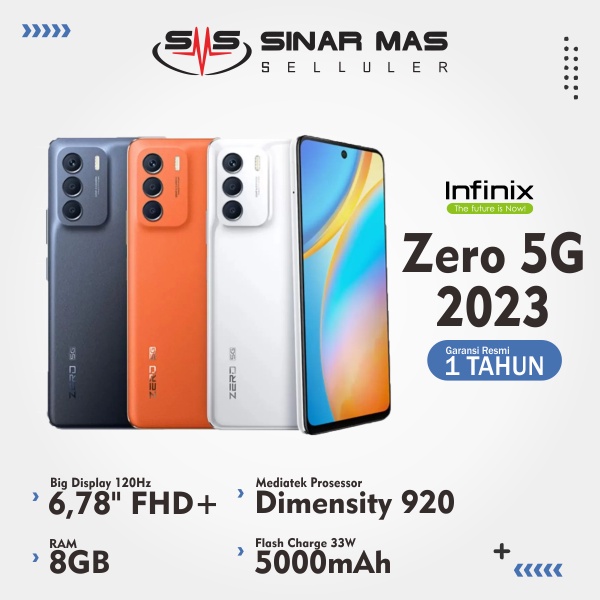 Jual Infinix Zero 5G 2023 Smartphone [8GB/256GB] Garansi Resmi | Shopee Indonesia