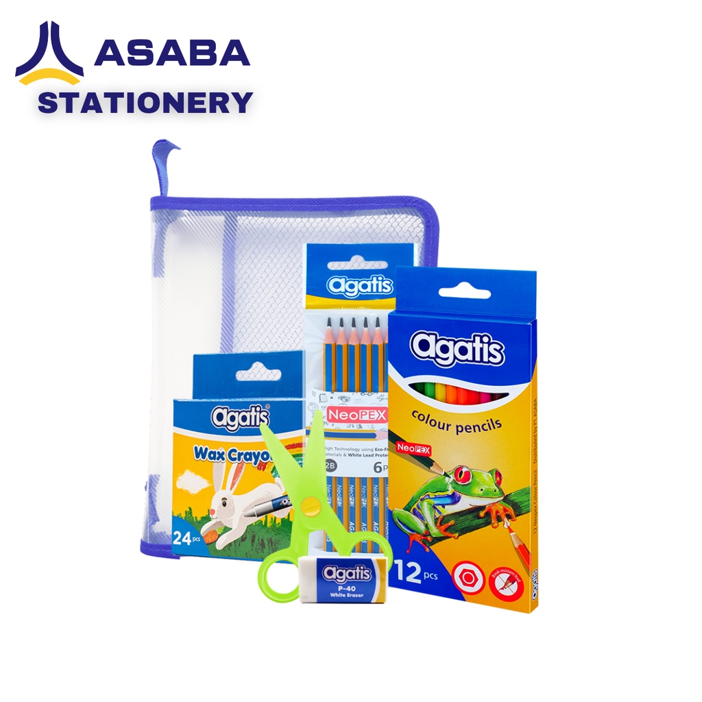 Jual Agatis - Paket Alat Tulis dan Mewarnai Fun Kreatif | Shopee Indonesia