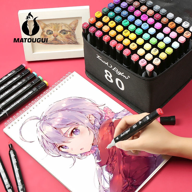 Jual MATOUGUI - Warna Sketsa Spidol Umum General Marker Set | Animation ...