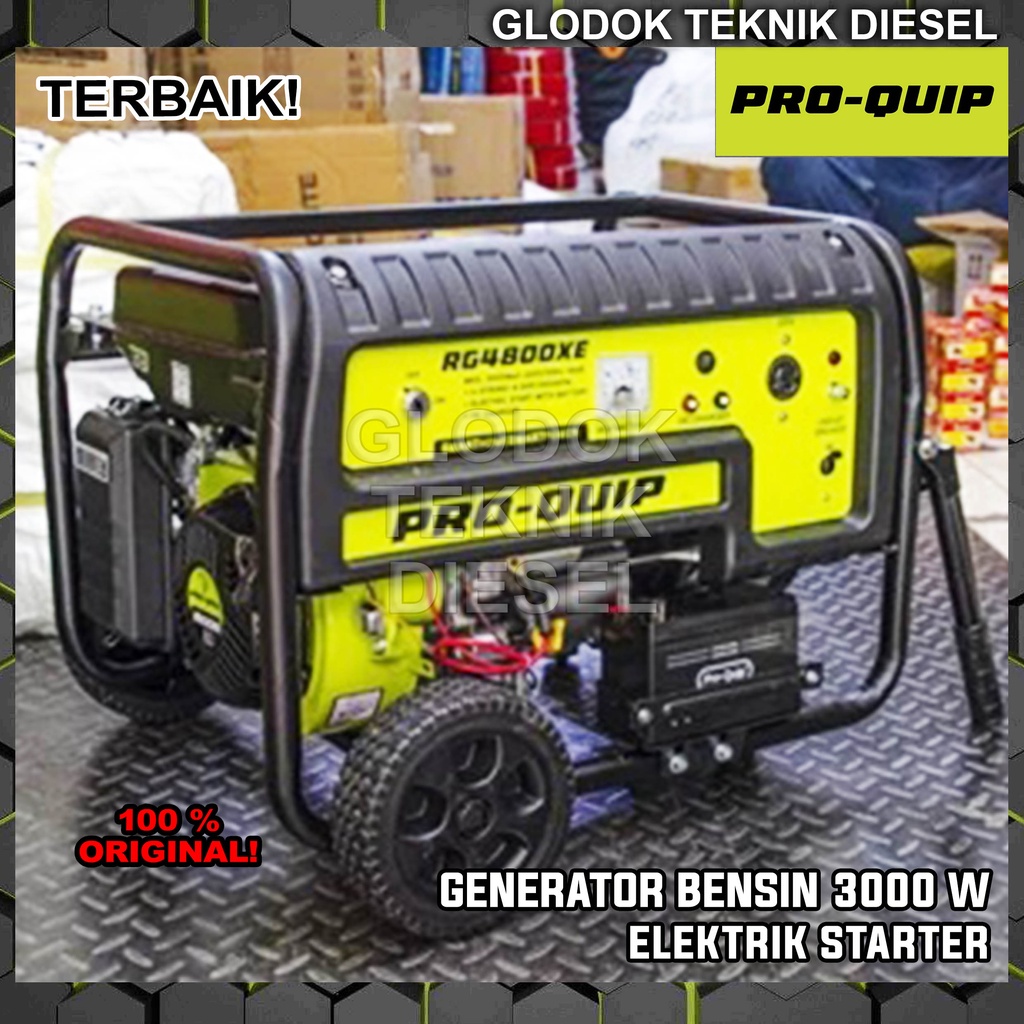 Jual Proquip Genset Generator Bensin 3000 2500 W Watt Elektrik Starter ...