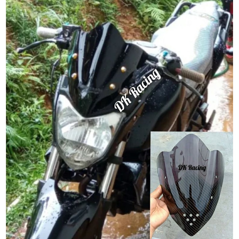 Jual VISOR YAMAHA BYSON MODEL NINJA R CARBON WINDSHIELD YAMAHA BYSON ...