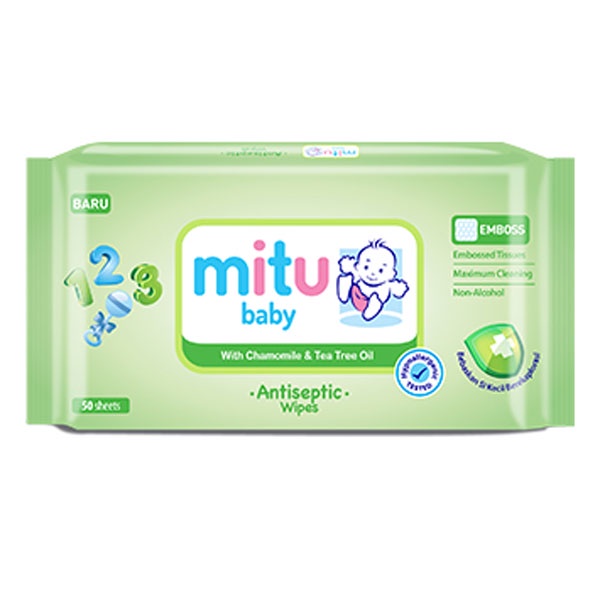Jual MITU BABY WIPES ANTISEPTIC 45 SHEETS BOGOF - TISU BASAH | Shopee ...
