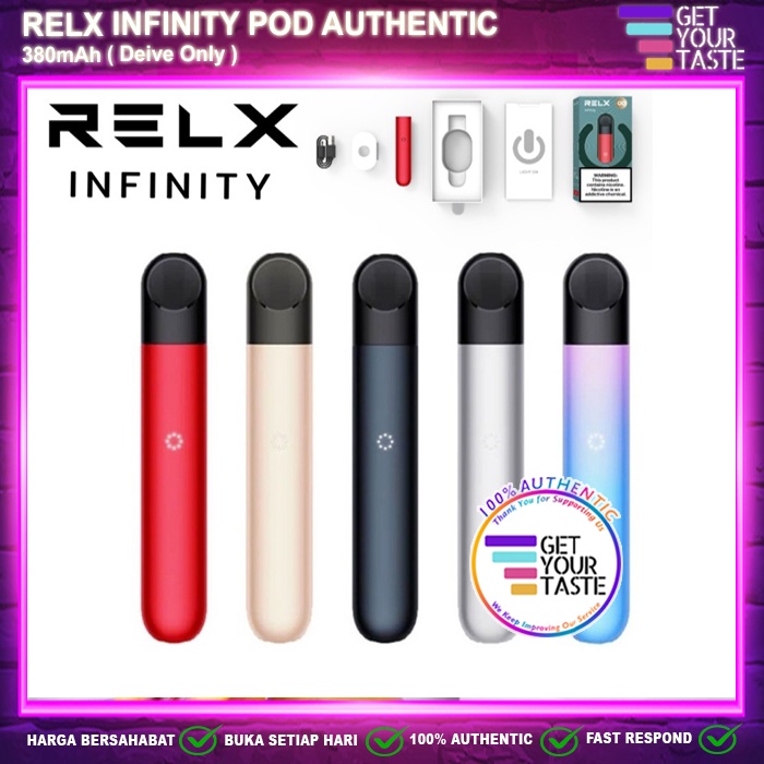 Jual RELX Infinity Pod 380mAh Device Only Authentic | Shopee Indonesia