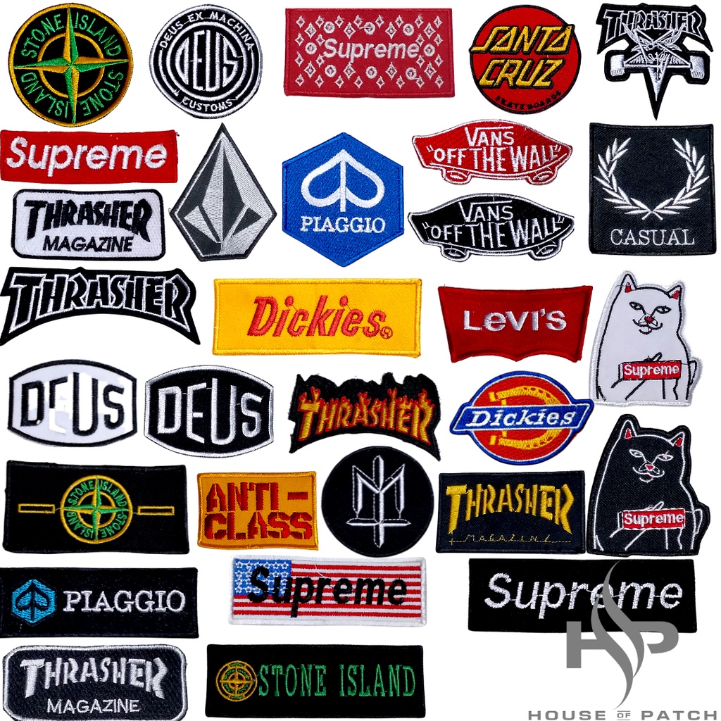 Jual Patch Emblem patch Brand emblem patch bordir | Shopee Indonesia