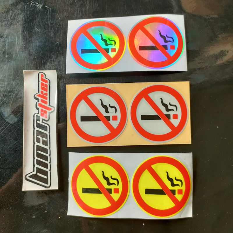 Jual STIKER CUTTING DILARANG MEROKOK | Shopee Indonesia