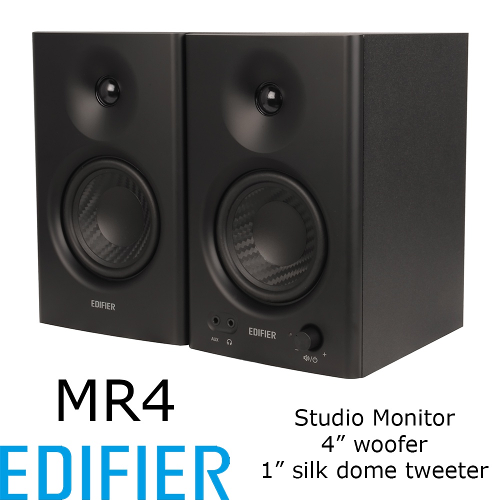 Jual Edifier MR4 MR-4 Speaker Monitor 4" Flat Studio Recording ...