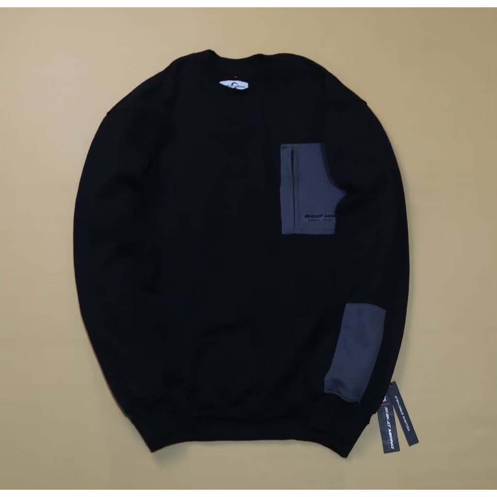Jual CREWNECK SHIKAT MIRING SKM POCKET LOGO | Shopee Indonesia