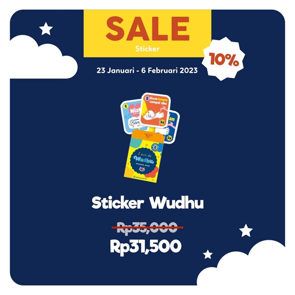 Jual Sticker Wudhu | Shopee Indonesia