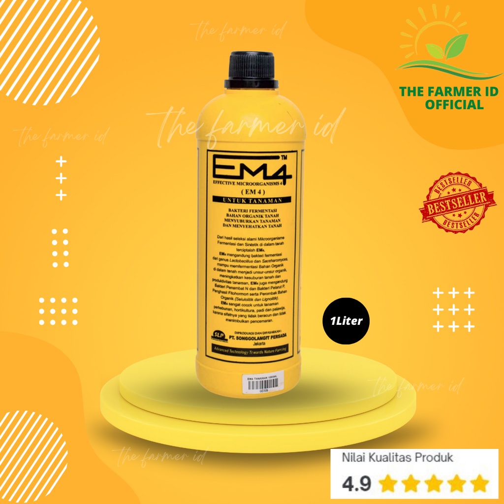 Jual EM4 Pertanian 1 liter | Shopee Indonesia