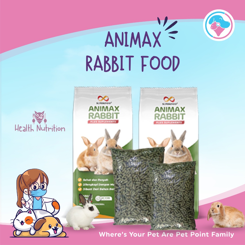 Jual ANIMAX RABBIT FOOD - Makanan Kelinci Rasa Rumput Hijau 300 gram ...