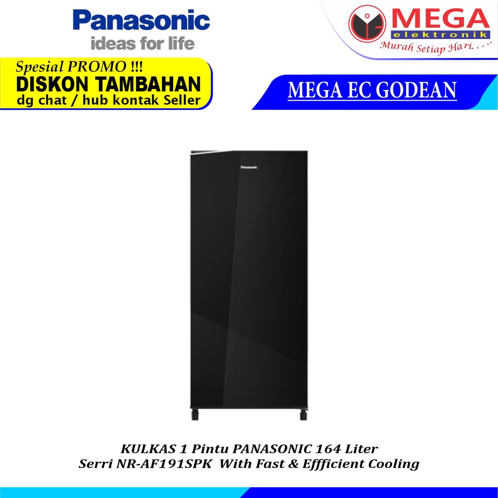 Jual LEMARI ES PANASONIC 1 PINTU NR-AF191SPK 164 LITER | Shopee Indonesia