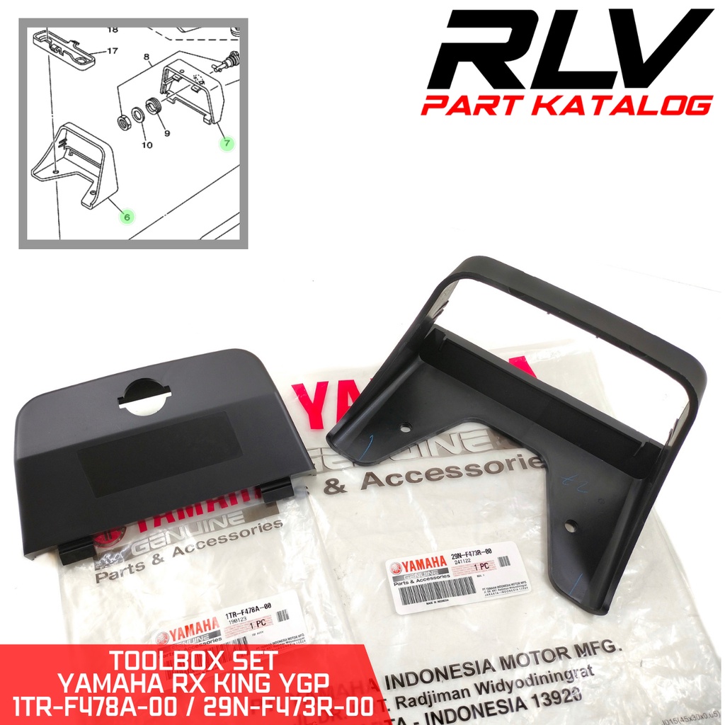 Jual TOOLBOX RX KING YGP | TOOL BOX TOOLKIT RXKING RXK | BAGASI BOX RX KING ORIGINAL YAMAHA ...