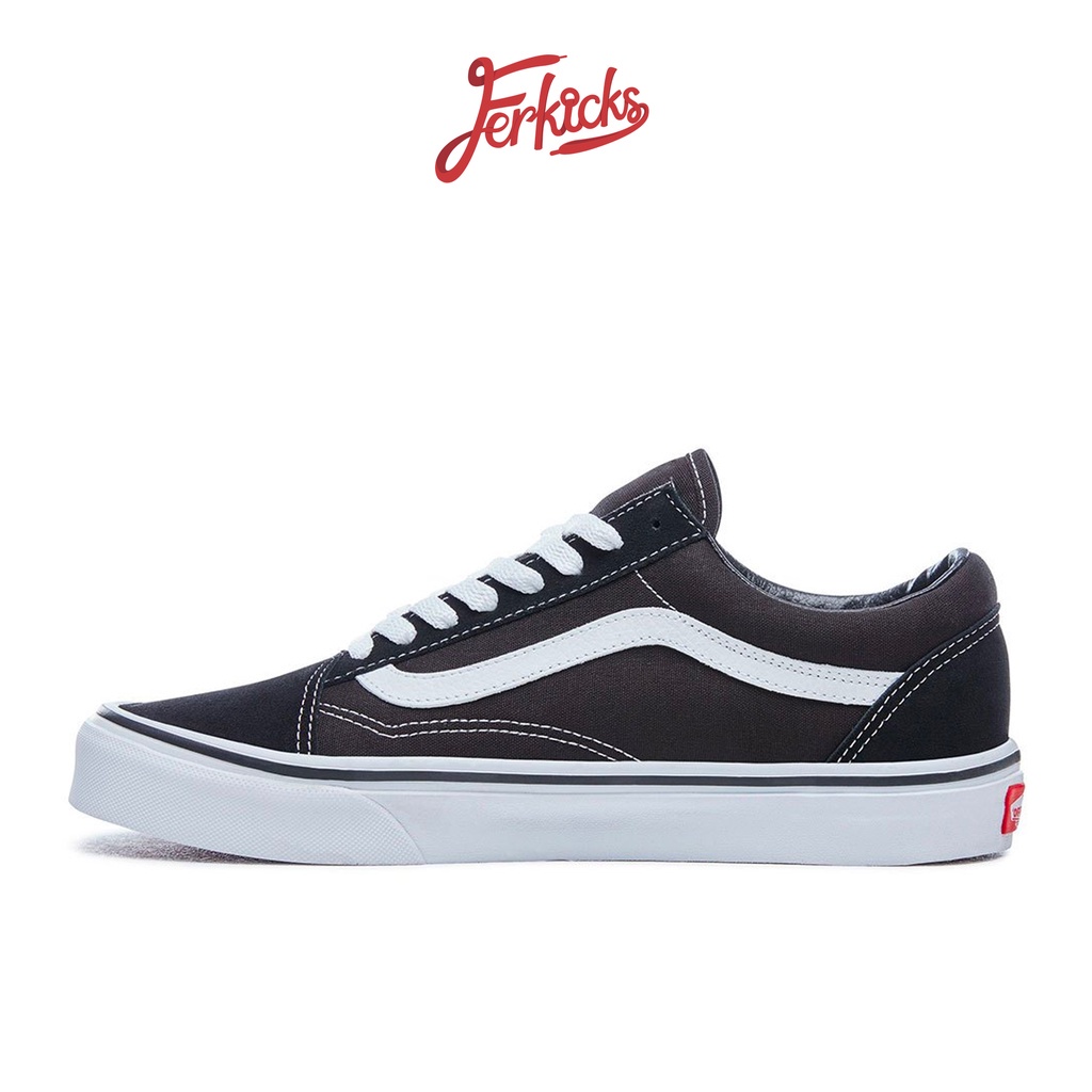 Jual Vans Old Skool Classics Black White Shopee Indonesia