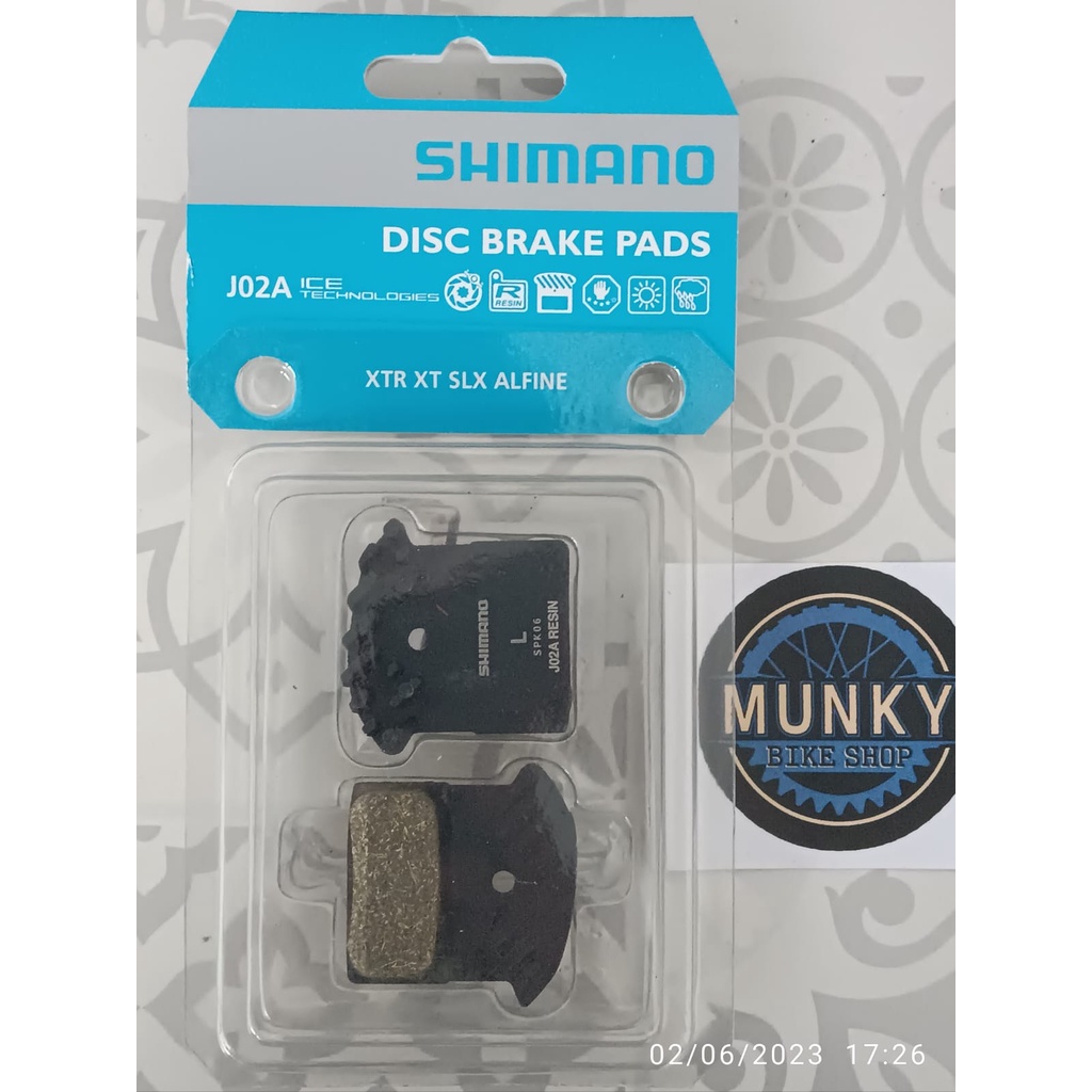 Jual Brakepad Kampas Shimano J02A Icetech untuk brake Deore Slx Xt Xtr G01S G03s | Shopee Indonesia