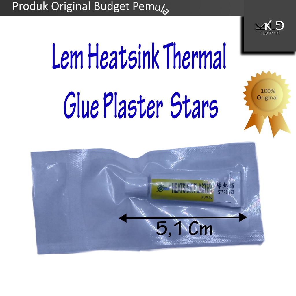 Jual Lem Heatsink Thermal Glue Plaster CPU Heat Sink Stars | Shopee Indonesia