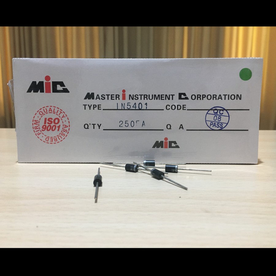Jual DIODA DIODE RECTIFIER 1N5401 1N 5401 IN5401 IN 5401 3A 100V ...