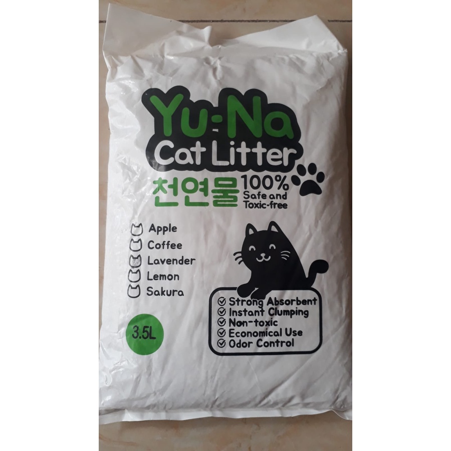 Jual Pasir Kucing YUNA Cat Litter 3.5 Liter | Shopee Indonesia