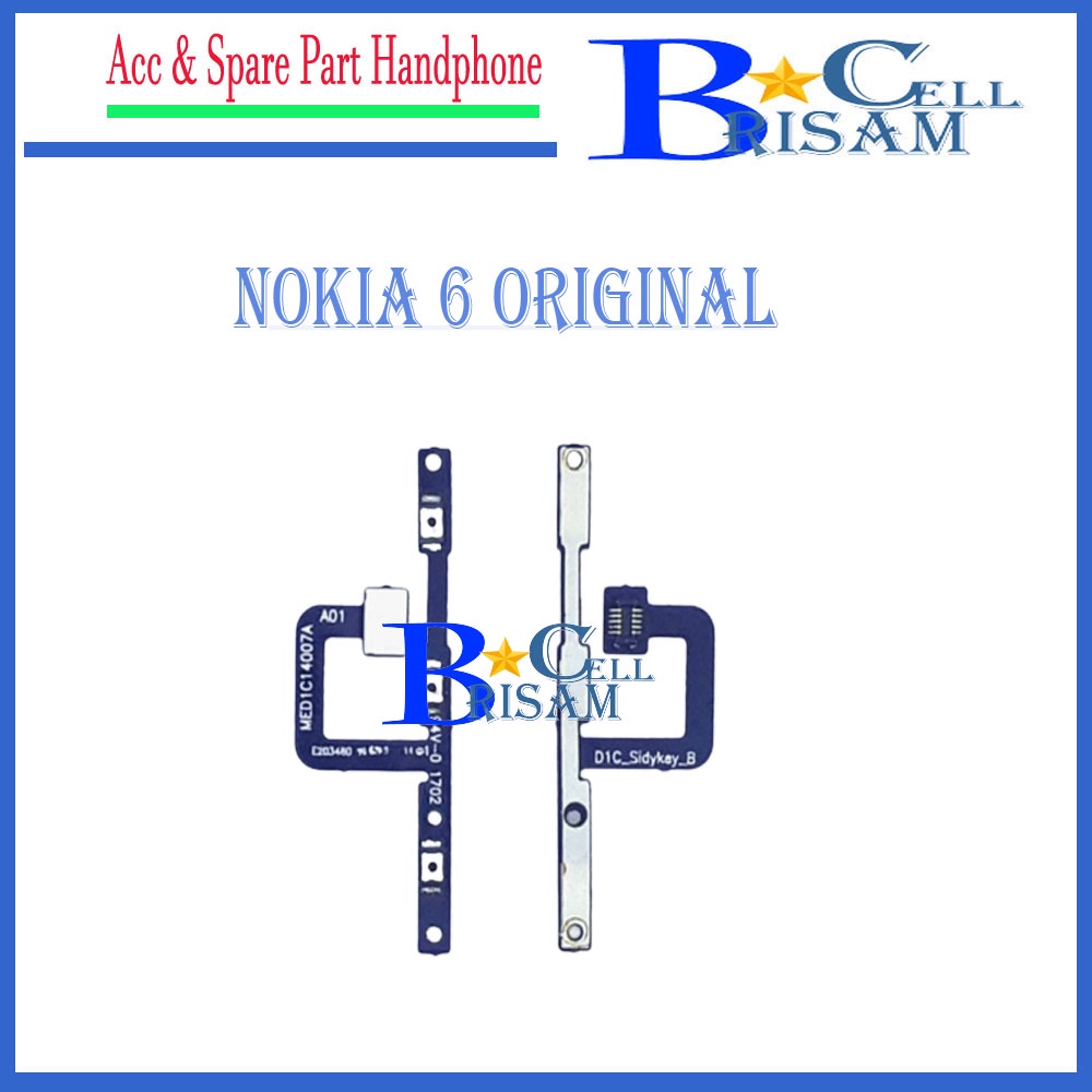 Jual Original Flexible Connector Volume Power On Off Nokia 6 - Flexibel Fleksibel Fleksible ...