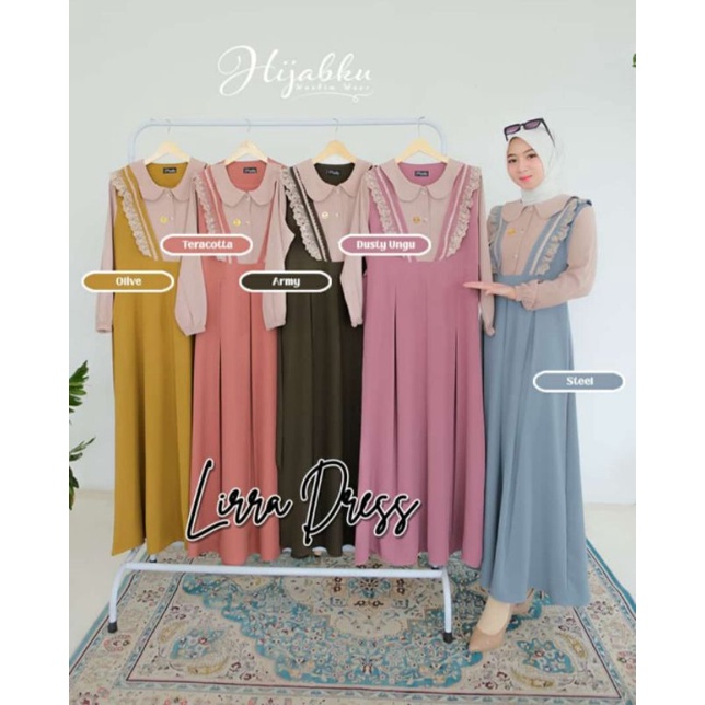 Jual GAMIS LIRRA SERIES 2 BY HIJABKU //MODEL TERBARU BEST SELLER ...