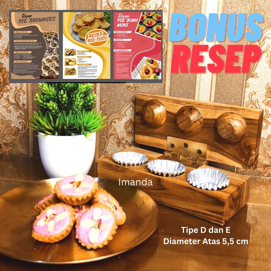 Jual Cetakan Pie Mini Kayu Jati | Shopee Indonesia