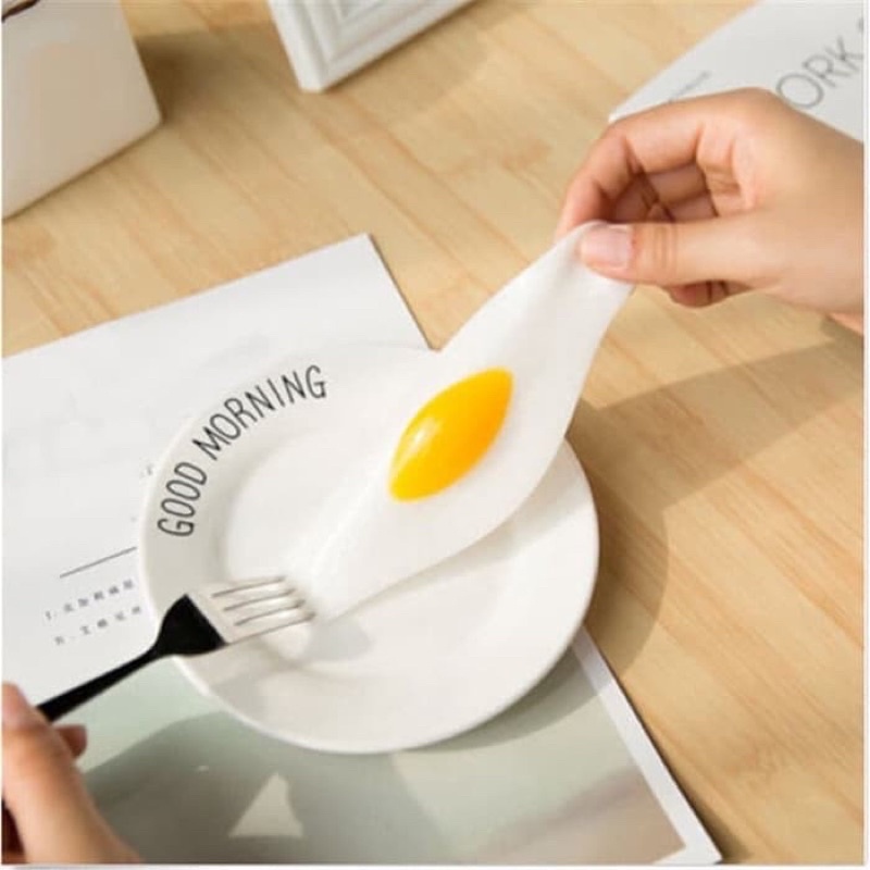 Jual mainan jahil squishy mata sapi egg toy telur ceplok telor | Shopee ...