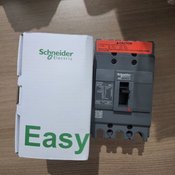 Jual Komponen Mccb Ezc / Breaker Easypact Schneider Ezc100F 3P 60A, 75A, 80A, 100A | Shopee ...