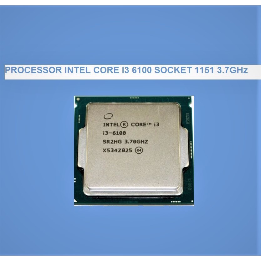 Jual Processor Intel Core I3 6100 Socket 1151 3.70GHz | Shopee Indonesia