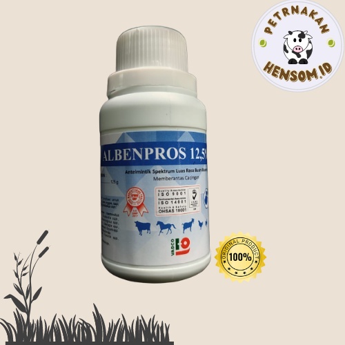 Jual ALBENPROS 100 ml OS 12.5% VADCO - Obat Cacing Gilik Pita Hati ...