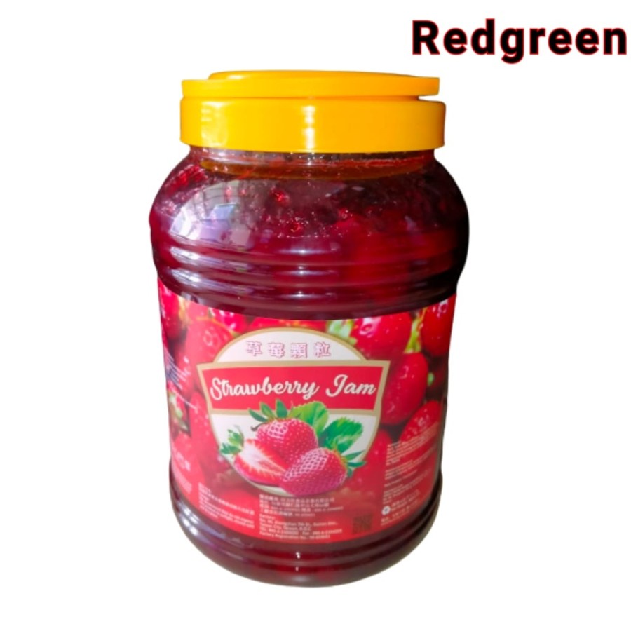 Jual Selai Buah Strawberry Fruit Jam import Taiwan 4kg x 16 jar ...