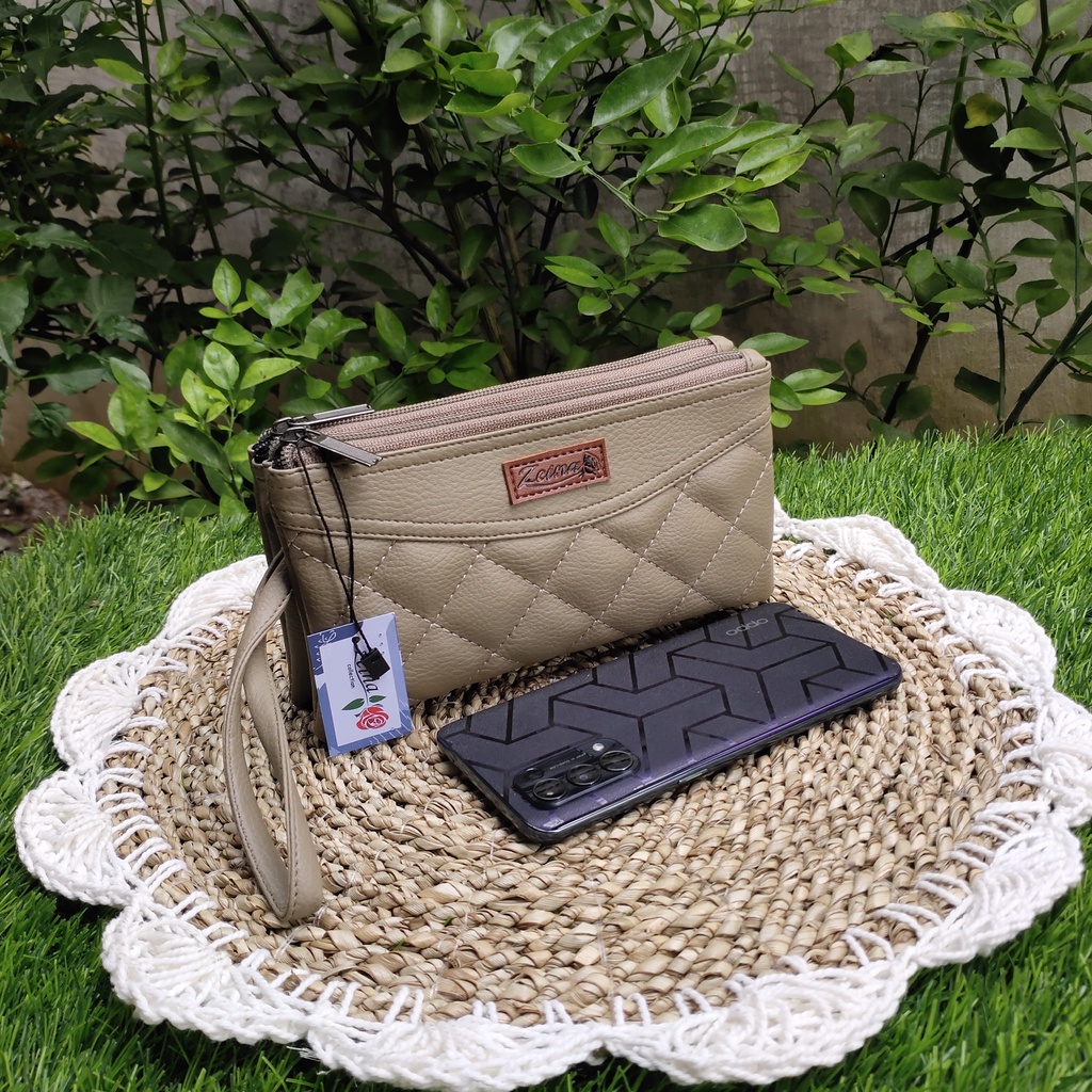 Jual Dompet dua ruang Dompet dua sleting Dompet hp dp2s | Shopee Indonesia