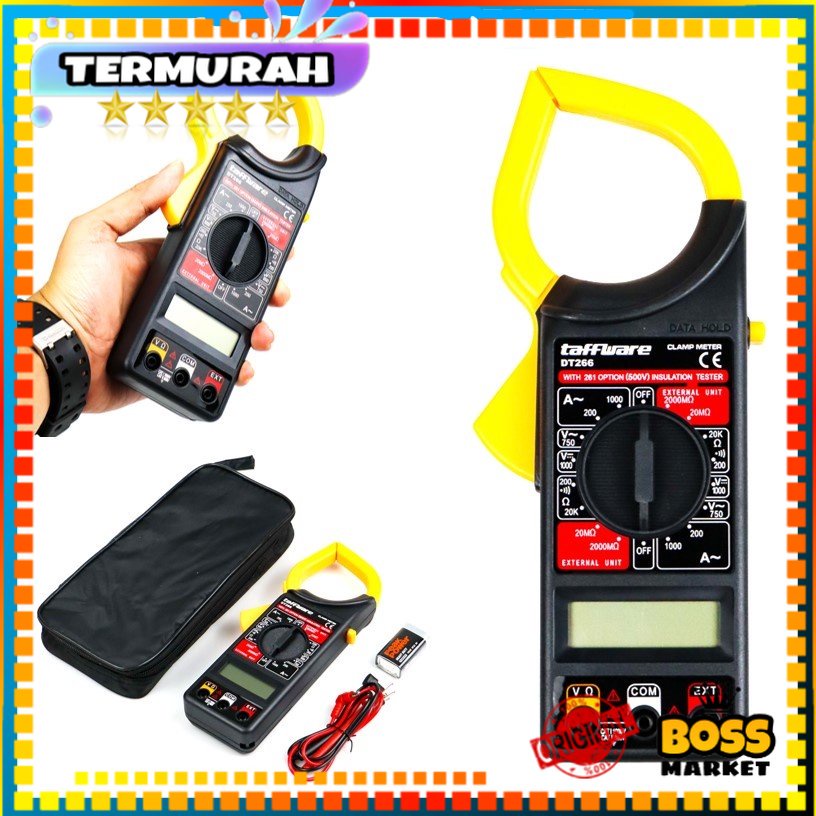 Jual Tang Ampere Digital DT266 Digital Clamp Meter DT266 | Shopee Indonesia