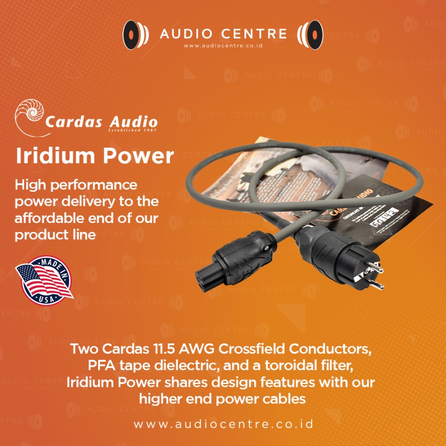 Jual Cardas Audio Iridium Power Schuko Power Mains Cable EU Plug Cable - EU PLUG 1.5m | Shopee ...