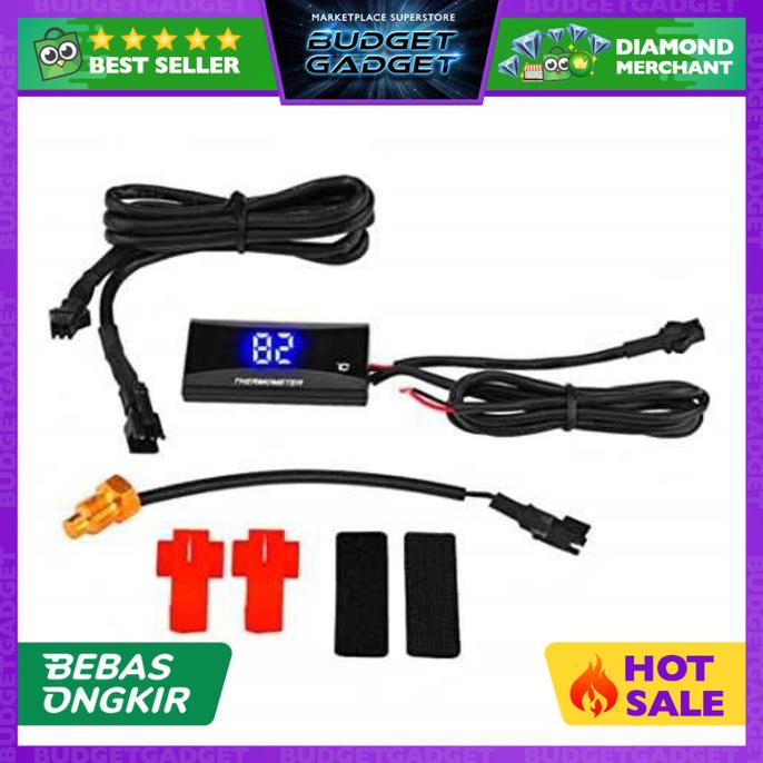Jual Koso Termometer Digital Pengukur Suhu Air Radiator Mesin Motor ...