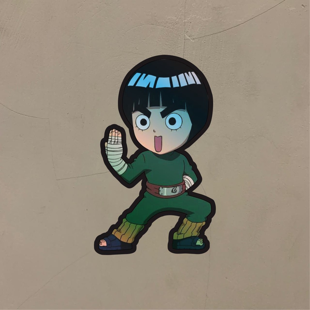 Jual Stiker Anime Hologram Anime Rock lee Naruto Stiker Case Hp dan ...