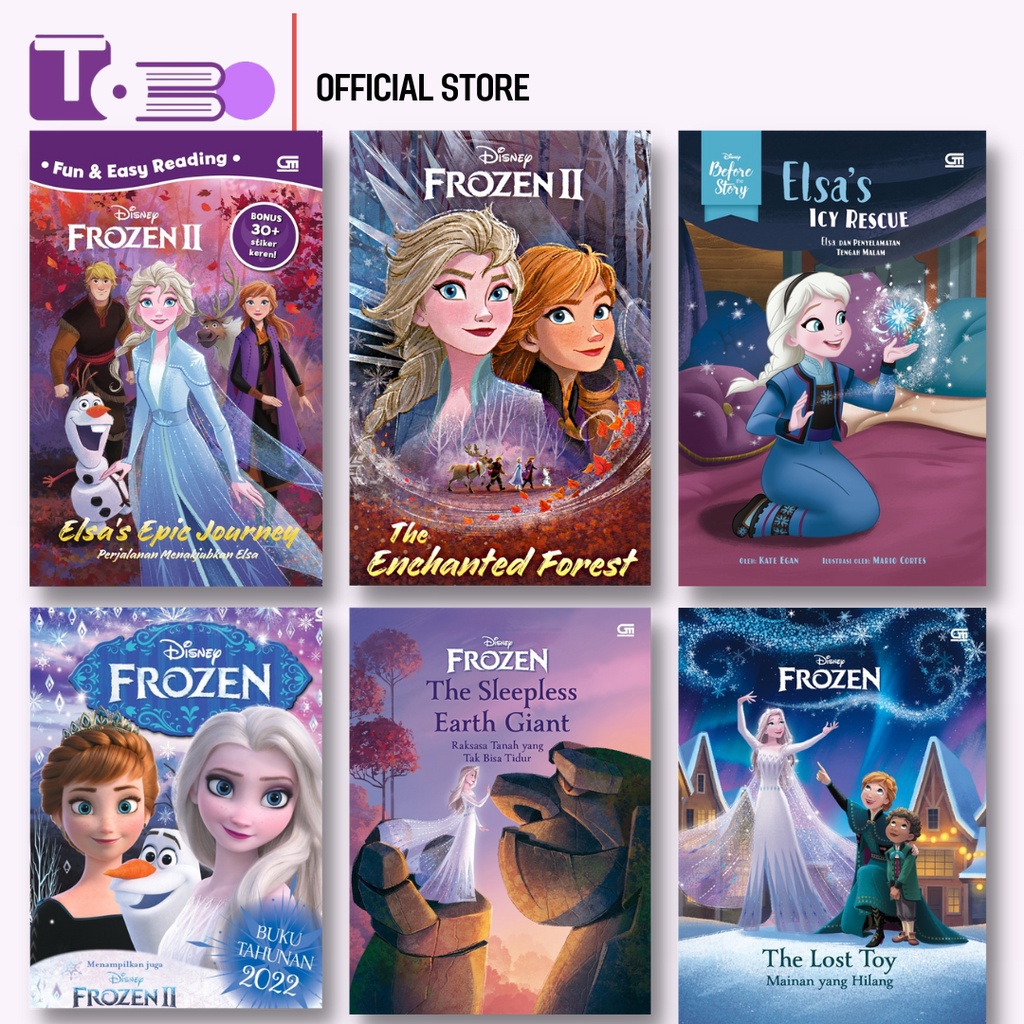 Jual Buku cerita anak, FROZEN II perjalanan menakjubkan// hutan ajaib ...
