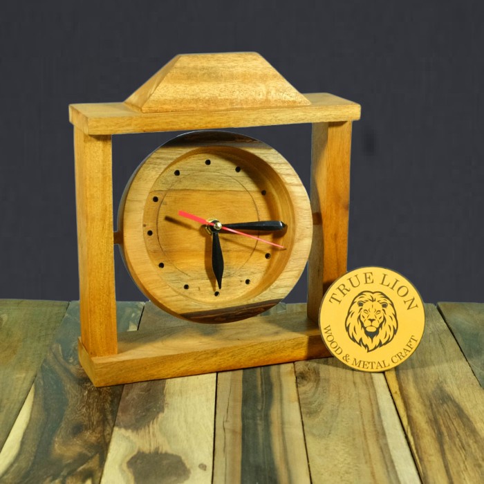 Jual JAM DUDUK KAYU MODEL RUMAH JOGLO/JAM KAYU UNIK | Shopee Indonesia