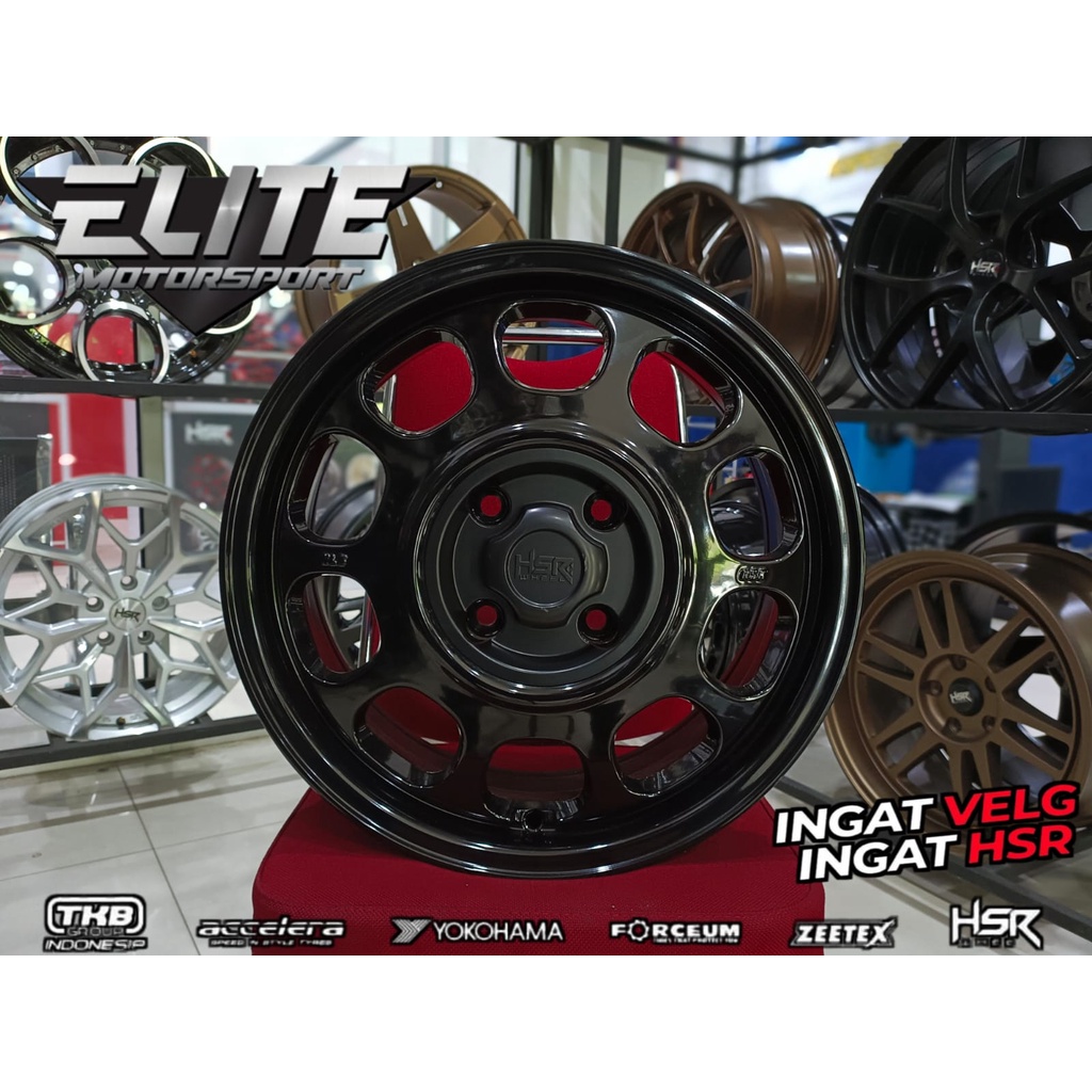 Jual Velg HSR Model RETRO Ring 16x7 Lubang 4x100 PNP Mobil Corolla City ...