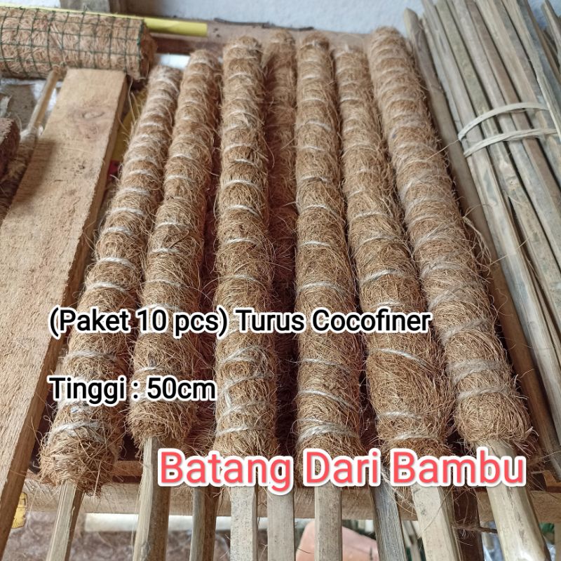 Jual (Paket 10 pcs)Turus Rambatan Tanaman Tinggi 50cm Turus Serabut ...