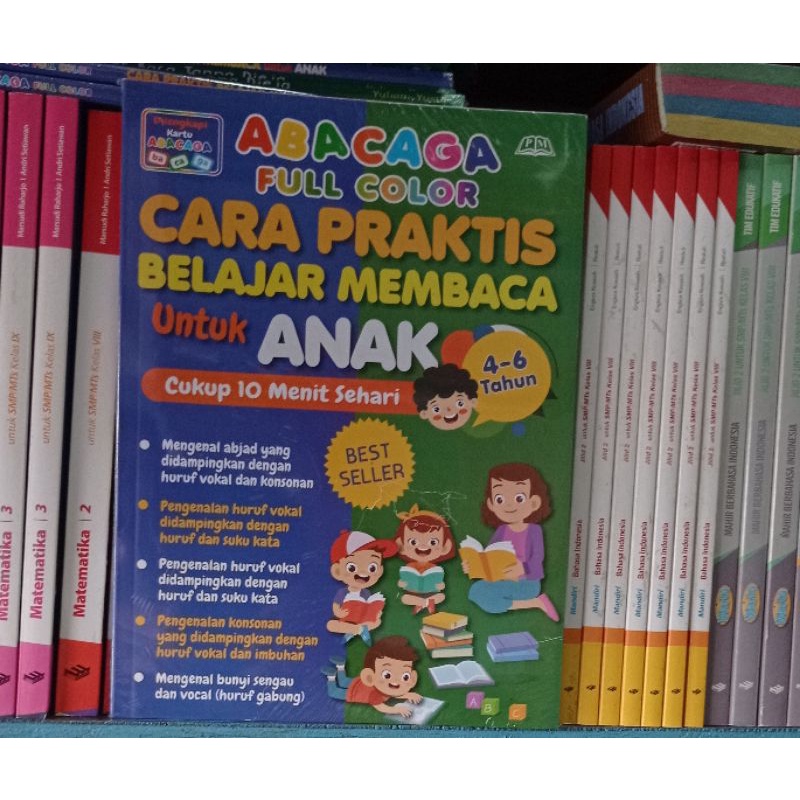 Jual Buku ABACAGA CARA PRAKTIS BELAJAR MEMBACA UNTUK ANAK 4-6 TAHUN ...