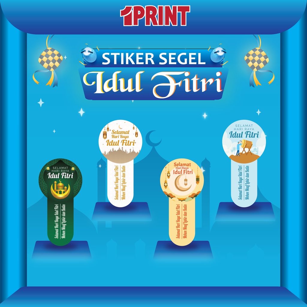 Jual Stiker Segel Lebaran Idul Fitri | Stiker Segel | Sticker Toples ...
