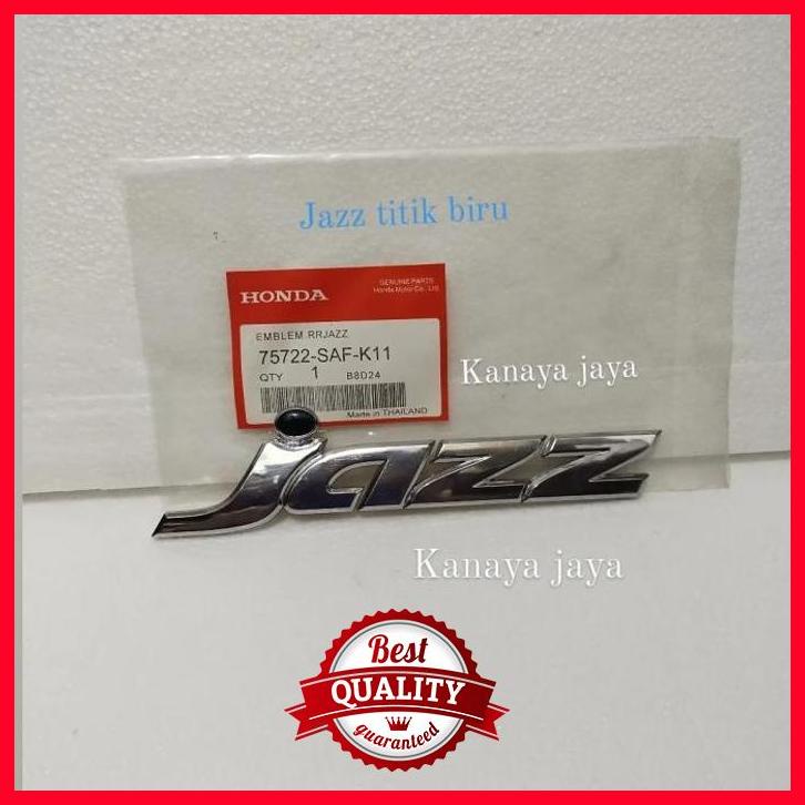 Jual (CVK) Logo Emblem Honda Jazz Titik Biru Tulisan belakang Honda ...