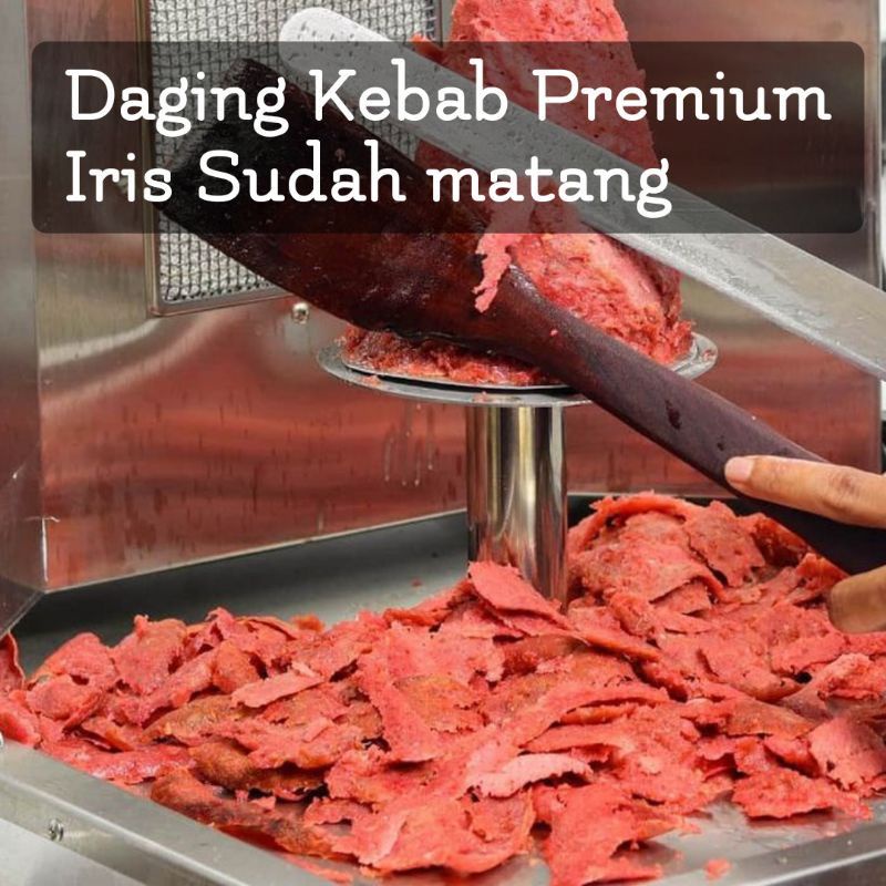 Jual Daging Kebab Slice 500gr Premium Halal BPOM MUI Kualitas Resto ...